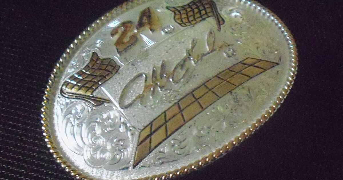 NASCAR Jeff Gordon #24 Commemorative Belt Buckle-Montana Silversmiths ...