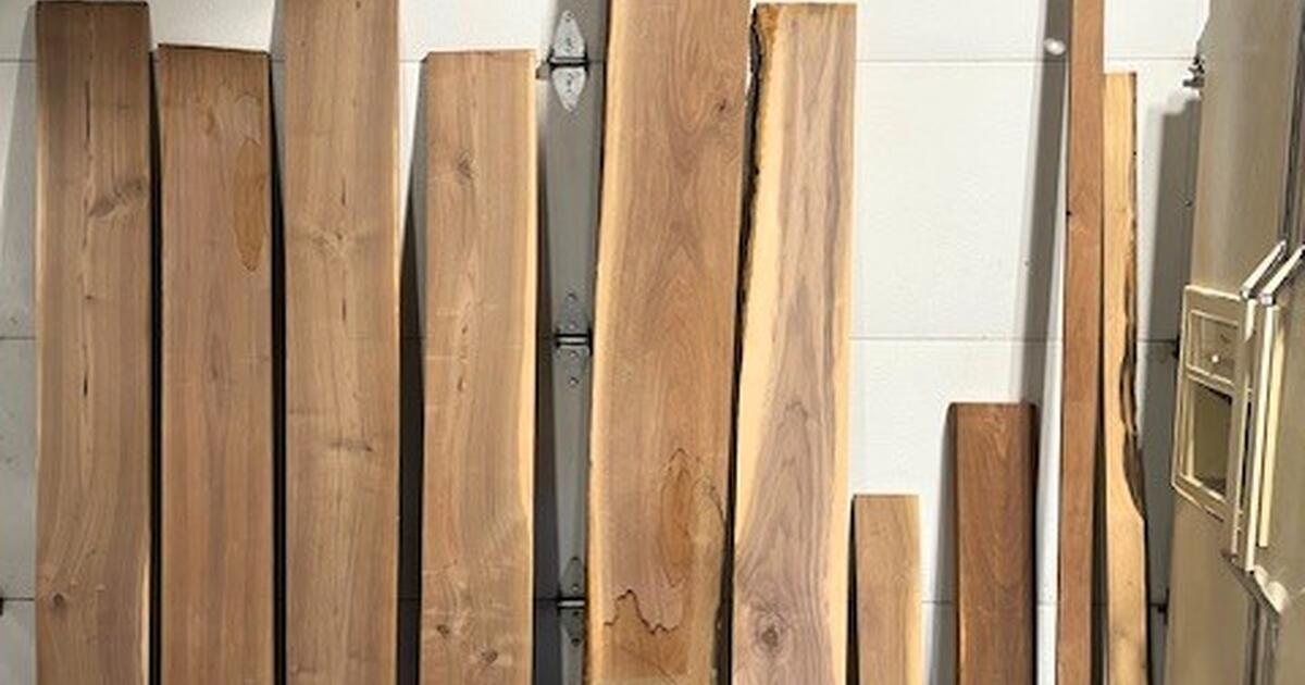 WALNUT LUMBER, $20 per board ft, surfaced on 4 sides (S4S) for $20 in ...