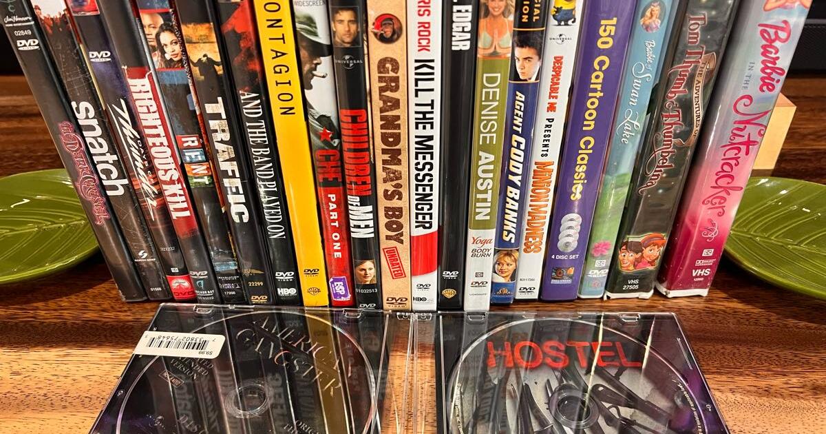 20 DVDs and 2 VHS tapes. for $10 in Winter Park, FL | For Sale & Free ...