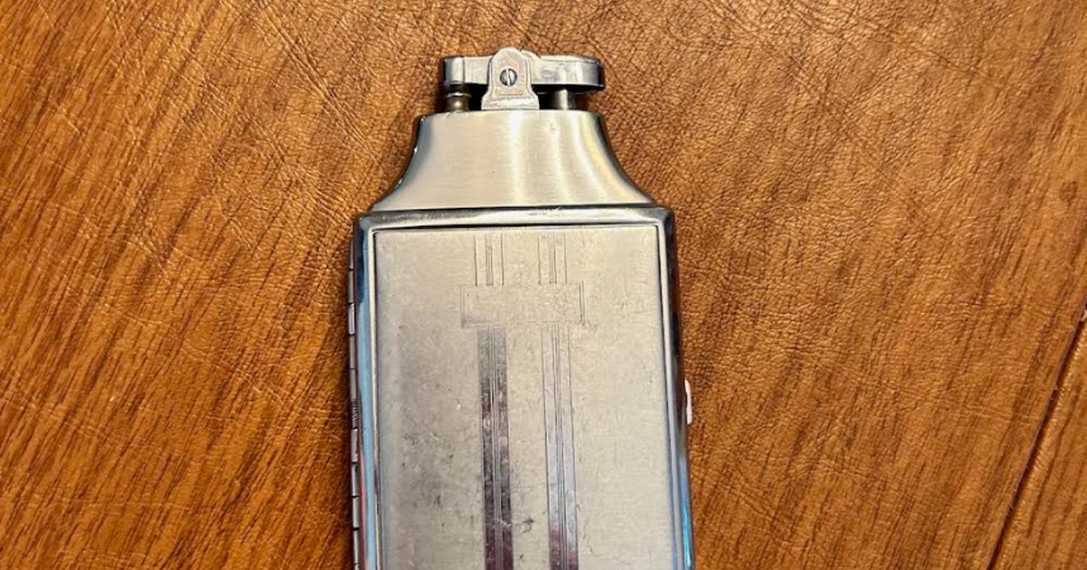 Vintage Ronson Mastercase Cigarette Lighter Case Combination Storage ...