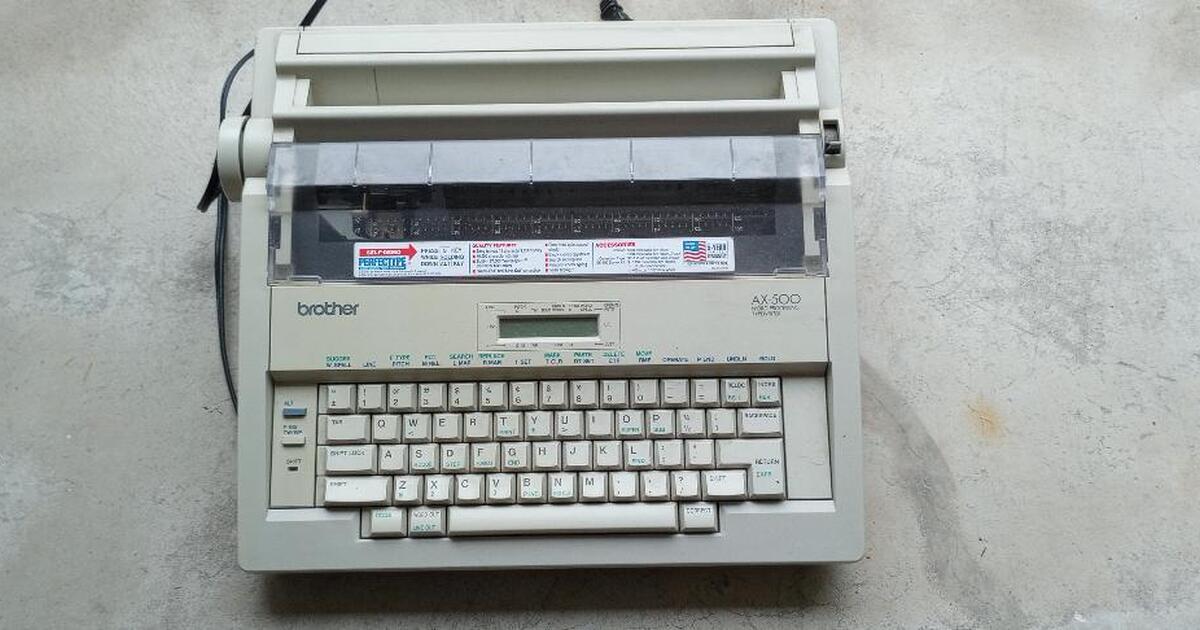 Brother AX-500 Typewriter for $10 in Bedminster, NJ | For Sale & Free — Nextdoor