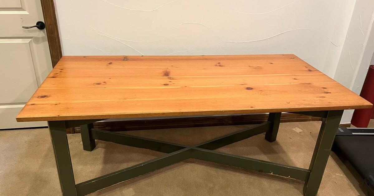Wooden Dining Table 72x36 for Free in Denver, CO | For Sale & Free ...