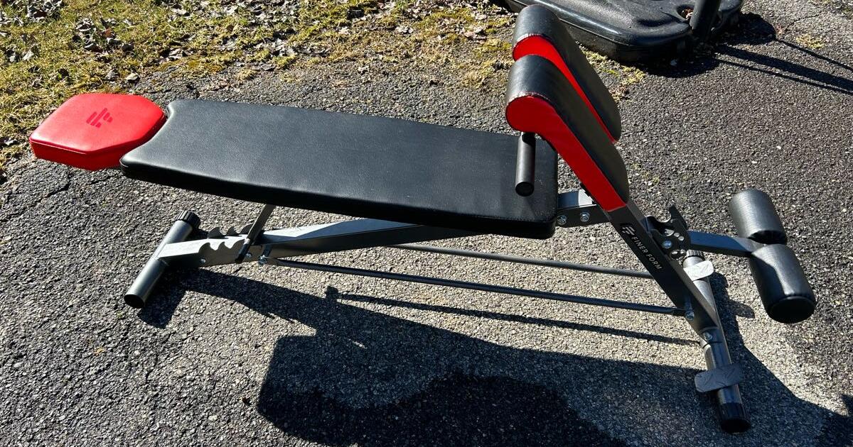 Finer Form Multi-Functional Gym Bench Full All-in-One Body Workout ...