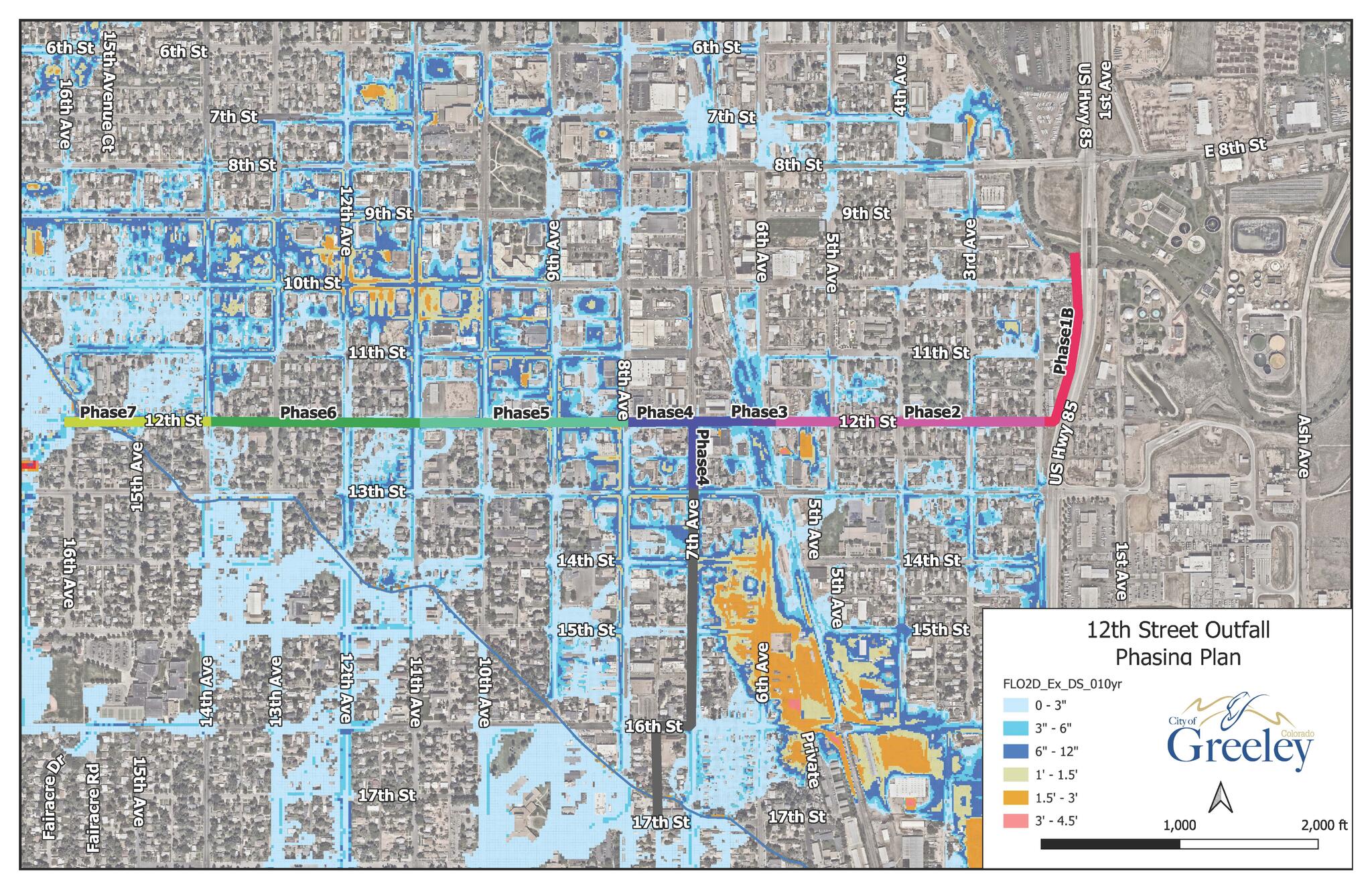 The City of Greeley is building a new underground storm drain system to ...