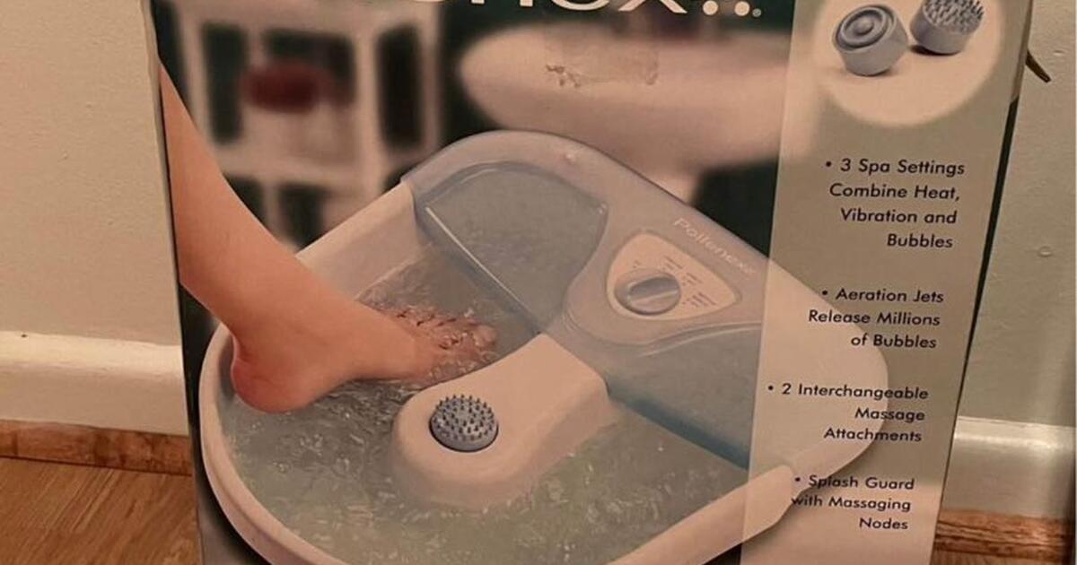 Pollenex FOOT SPA Complete Therapy. (Vibrates, Heat, Bubbles) for $30 ...