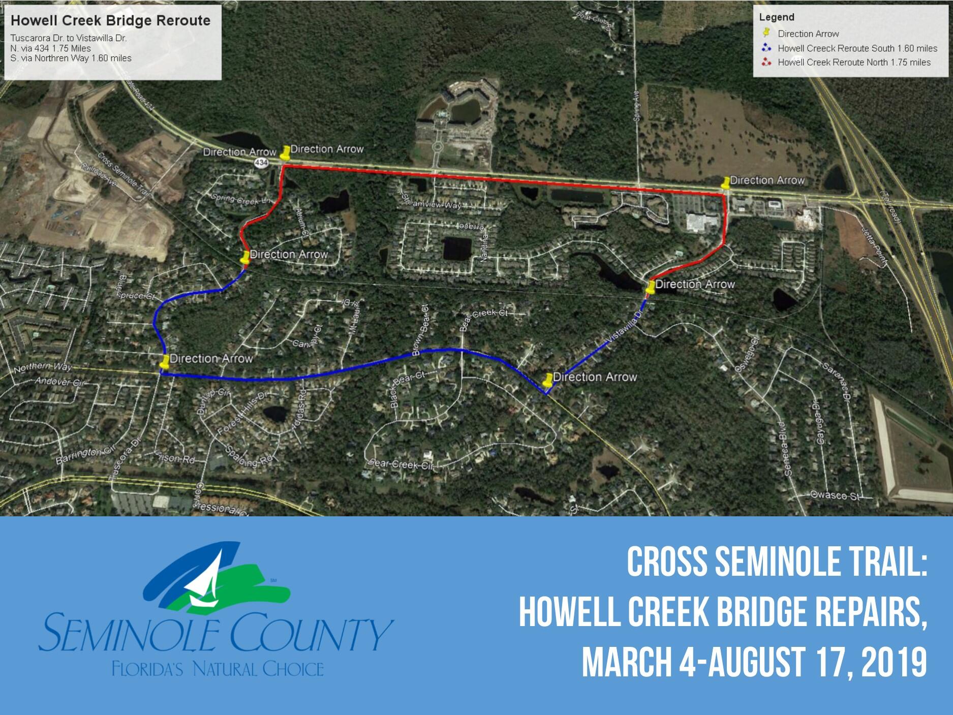 CROSS SEMINOLE TRAIL: HOWELL CREEK TRESTLE CLOSURE, MARCH 4-AUGUST 17 ...