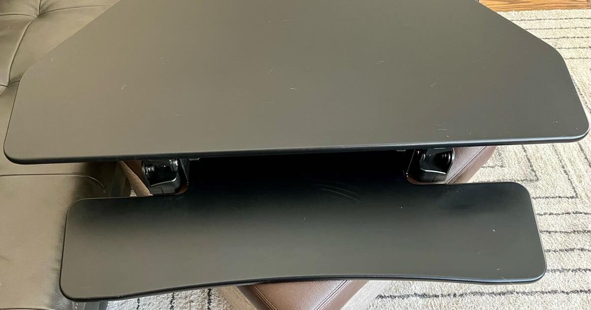Flexispot standup corner desk extension for $60 in Lone Tree, CO | For ...
