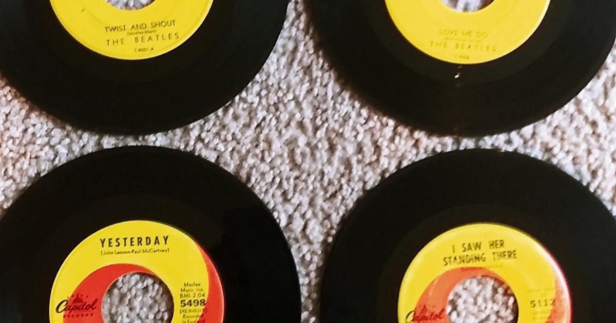 RARE VINTAGE BEATLES 45S TOLLIE RECORDS TWIST AND SHOUT - TOLLIE ...