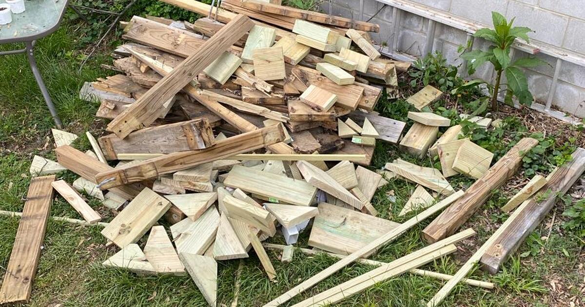 Lots of used lumber, small cuts of new lumber for Free in Silver Spring ...