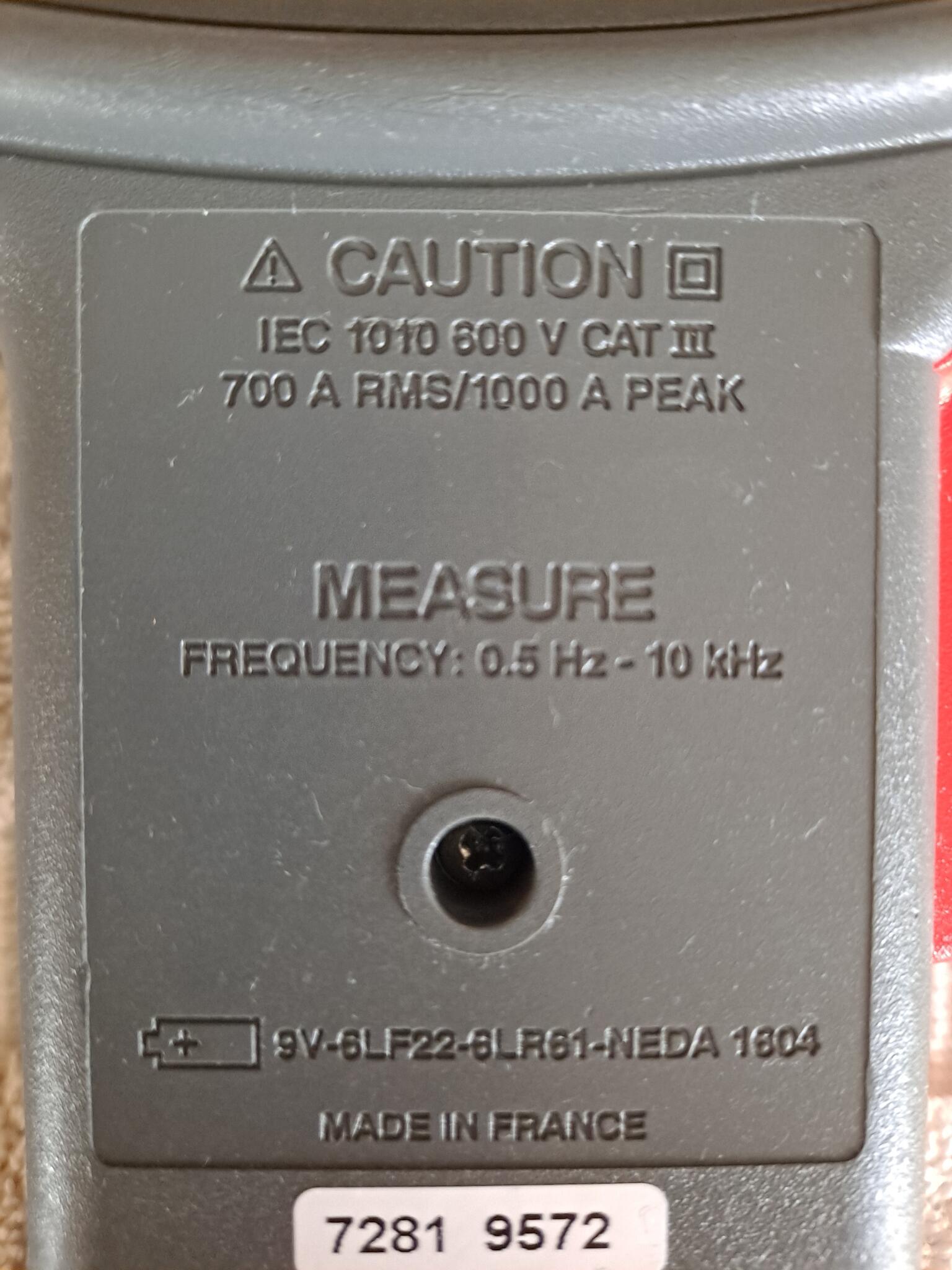 Fluke 33 True RMS Clamp Meter with Instruction Manual for $65 in El ...