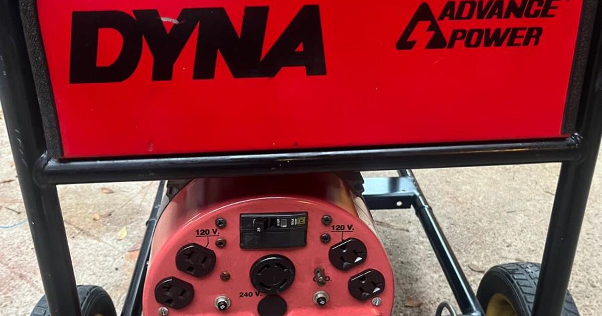 Dyna 6000 watts Generator for $350 in The Woodlands, TX | For Sale ...