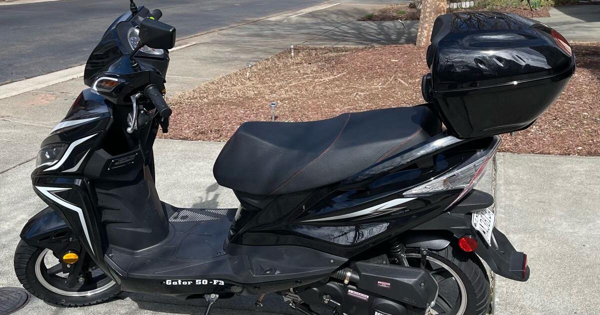 2021 Gator 50-F3 50cc 4 Stroke Moped Scooter with Trunk for $1155 in ...