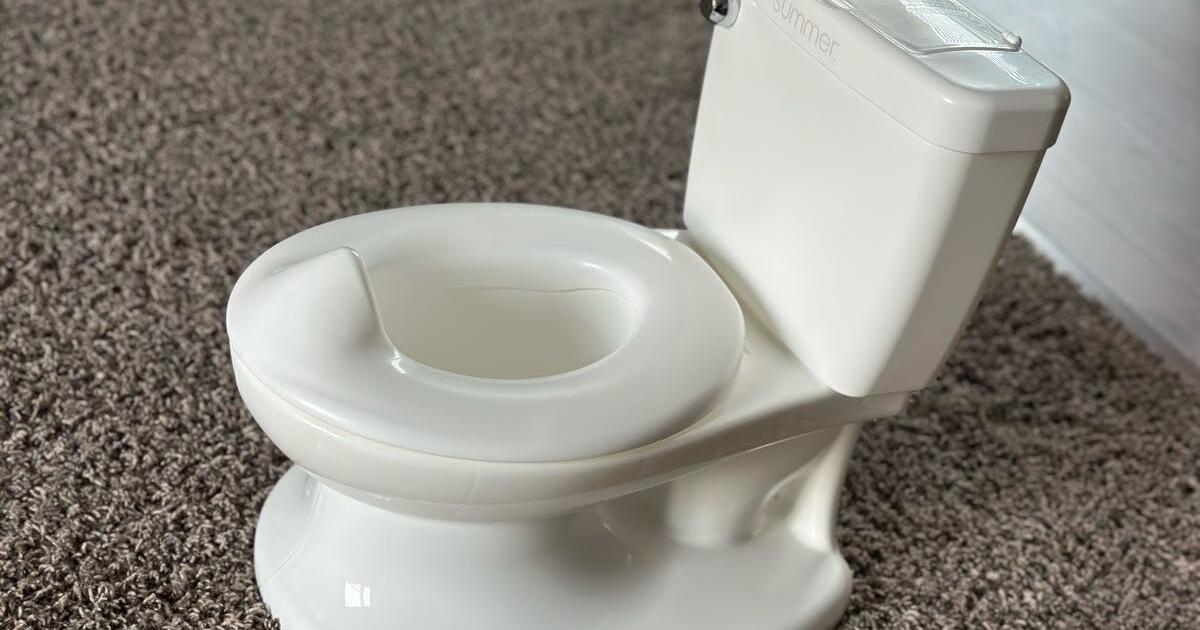 Realistic Potty Training Toilet Looks and Feels Like an Adult Toilet ...