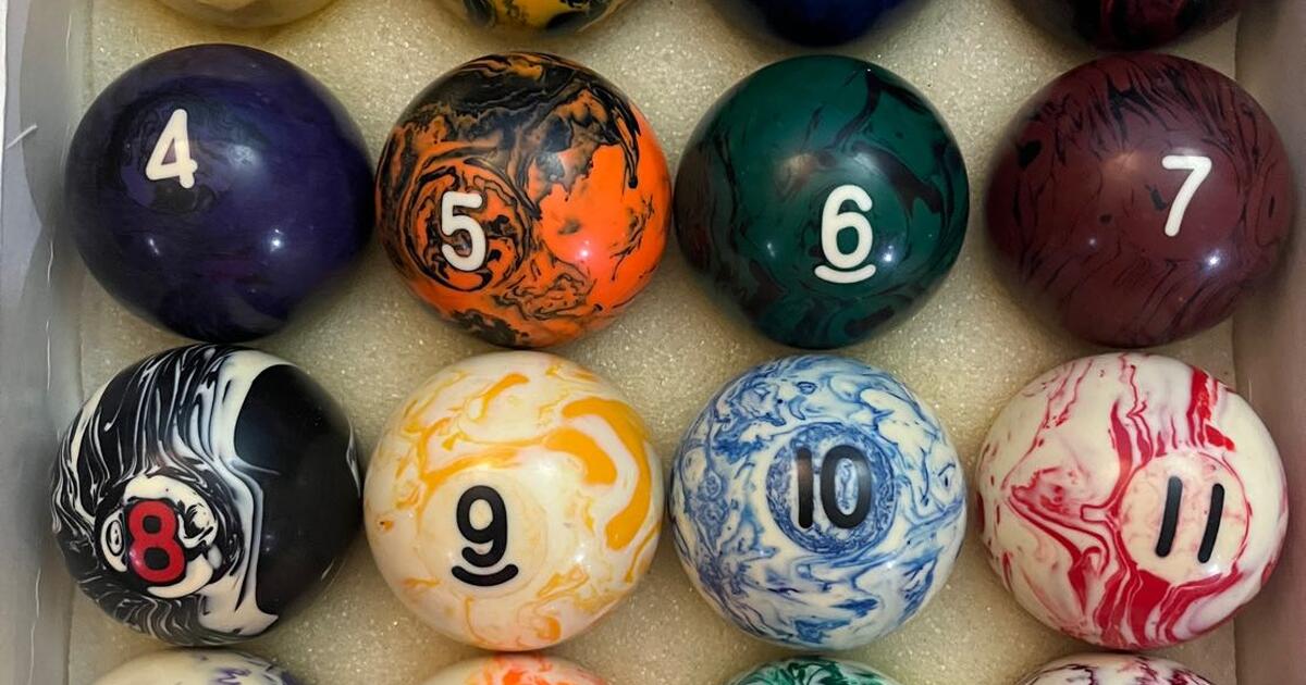 Set of 15 Tidal Wave Billiard Balls for $30 in West Chester, PA | For ...