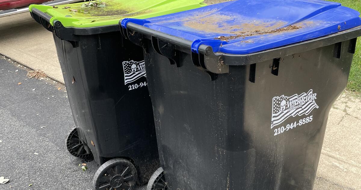Free trash bins- on curb for Free in San Antonio, TX | For Sale & Free ...