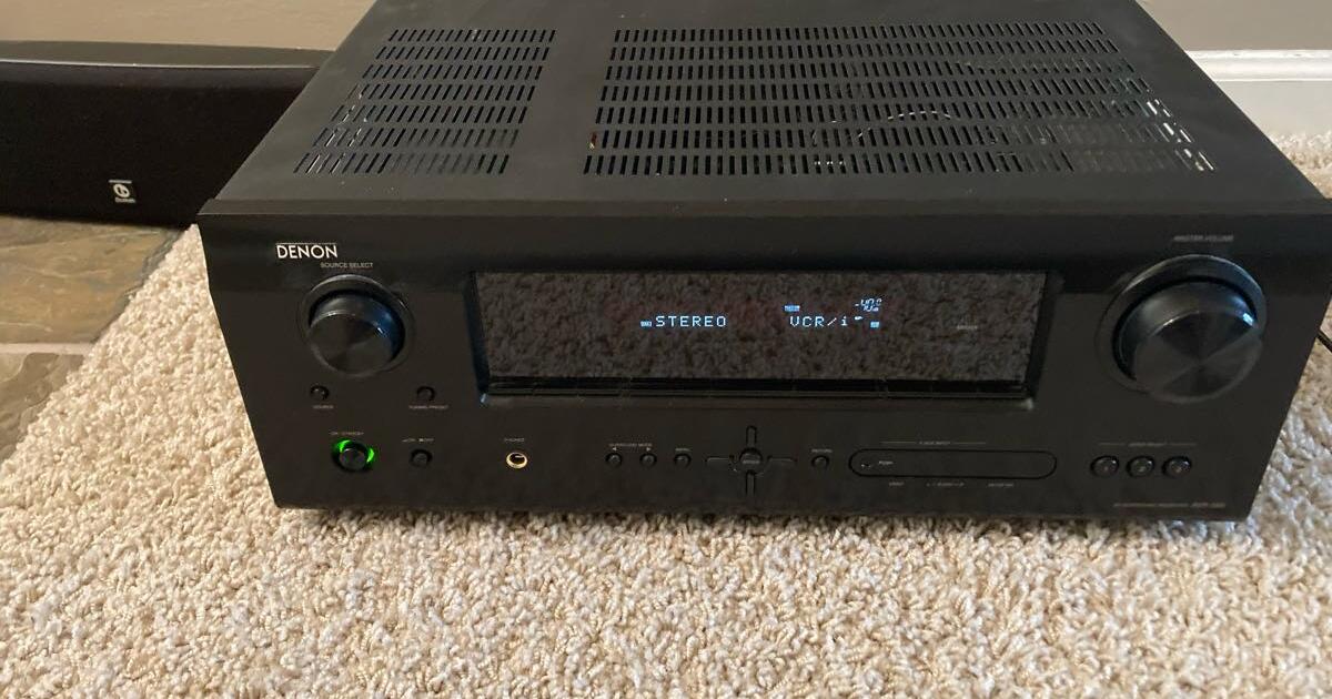 Denon AVR 1610 surround receiver. Plus Boston Acoustic Horizon MCS 90 ...