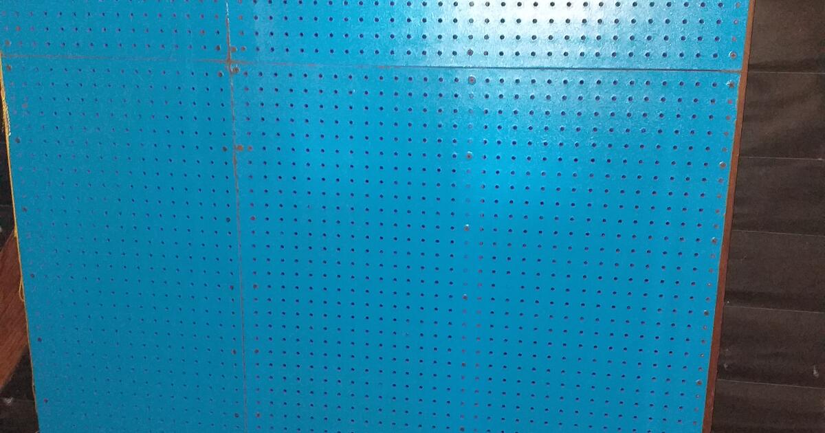 Blue Colored Large Peg Boards in good Condition for $30 in Pinole, CA ...