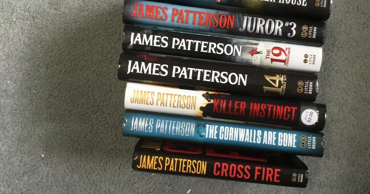 James Patterson Hardback Books - $1.00 each for $7 in Northfield, OH ...