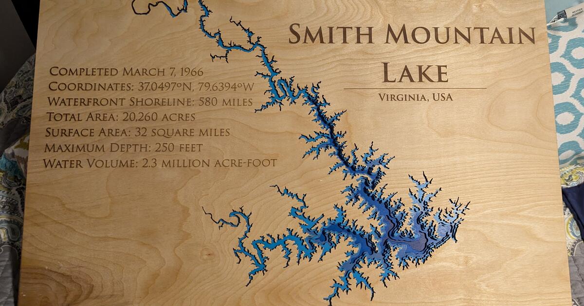 SML Layered Maps and Decor for $135 in Huddleston, VA | For Sale & Free ...