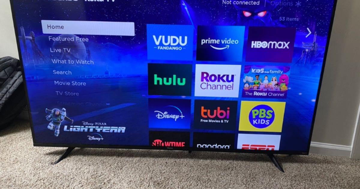 Hisense Roku tv 58 inch PRICE IS FIRM‼️ for $200 in Raleigh, NC | For Sale & Free — Nextdoor