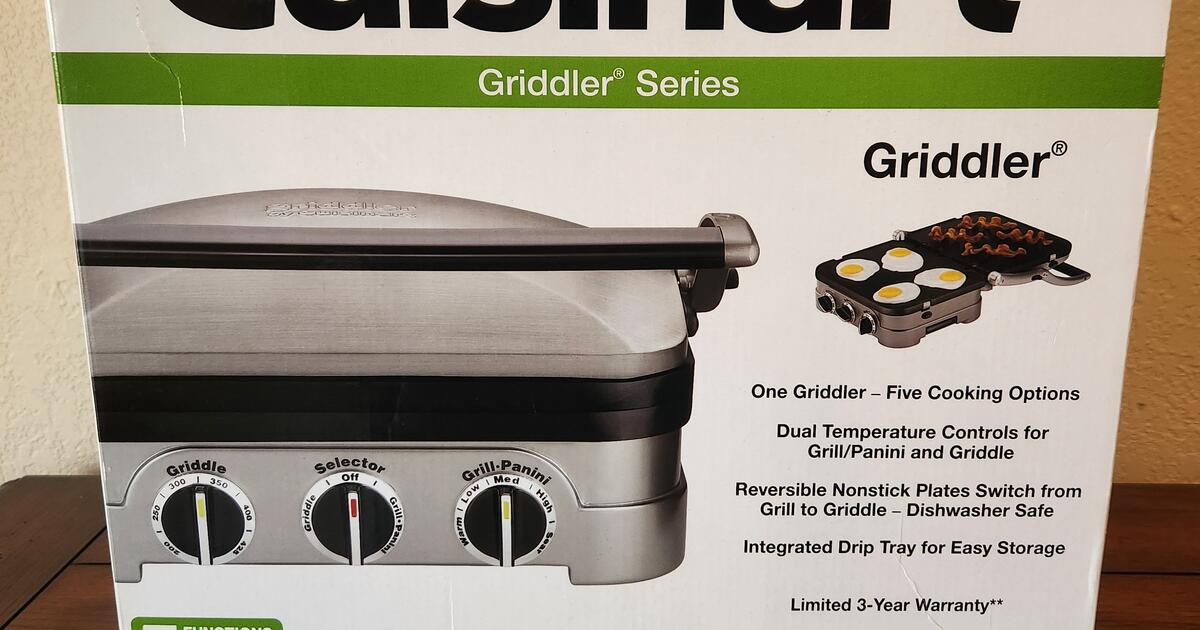Cuisinart GR-4N 5-in-1 Silver Griddler Bundle for $65 in Fort Worth, TX ...