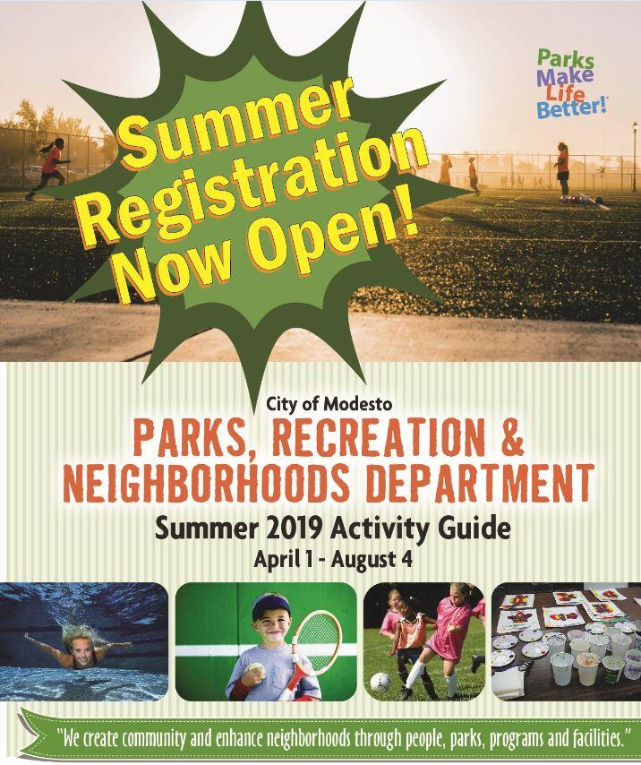 Summer Activity Guide is Now Available! (City of Modesto Parks ...