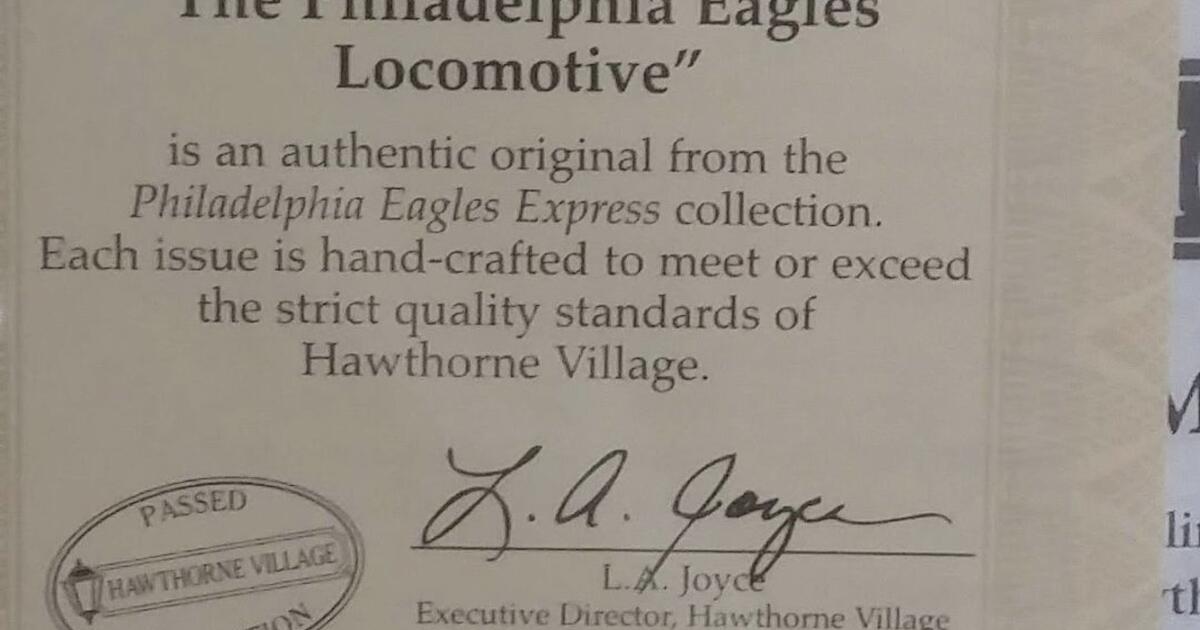 Eagles Train Set. Many Pieces. for $300 in Newark, DE | For Sale & Free ...