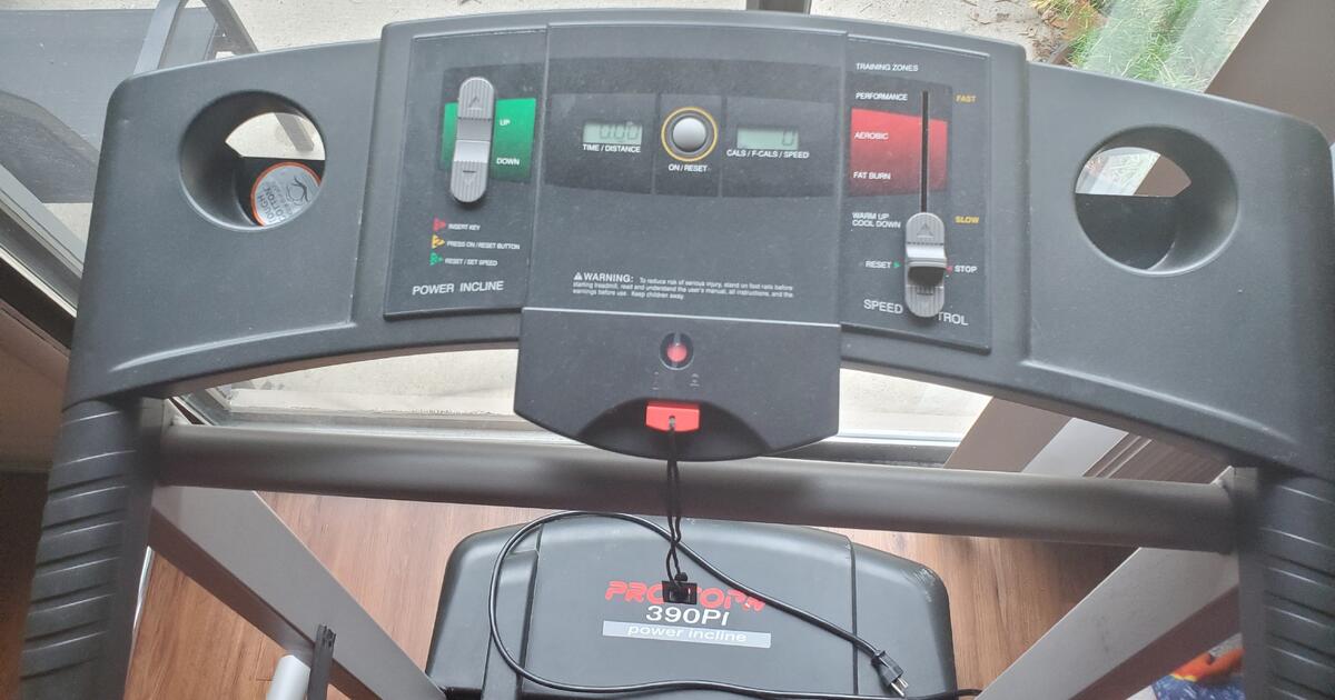 Pro-Form 390PI Power Incline treadmill for $100 in San Francisco, CA ...