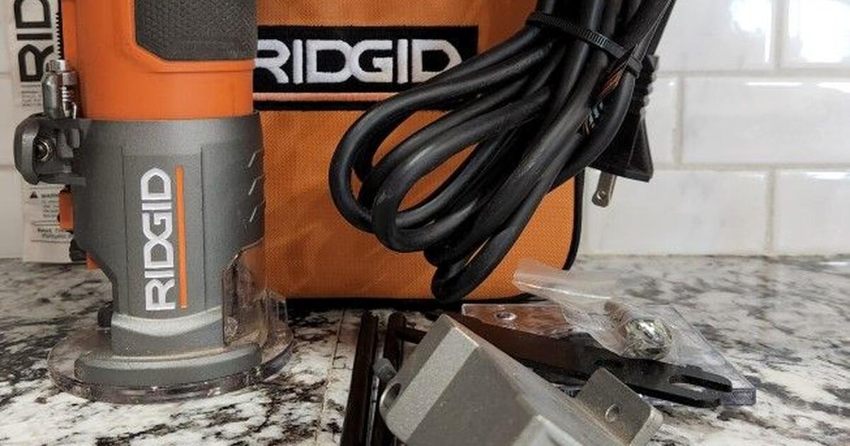 Ridgid 5.5 Amp Corded Compact Router for $65 in Wittmann, AZ | For Sale ...