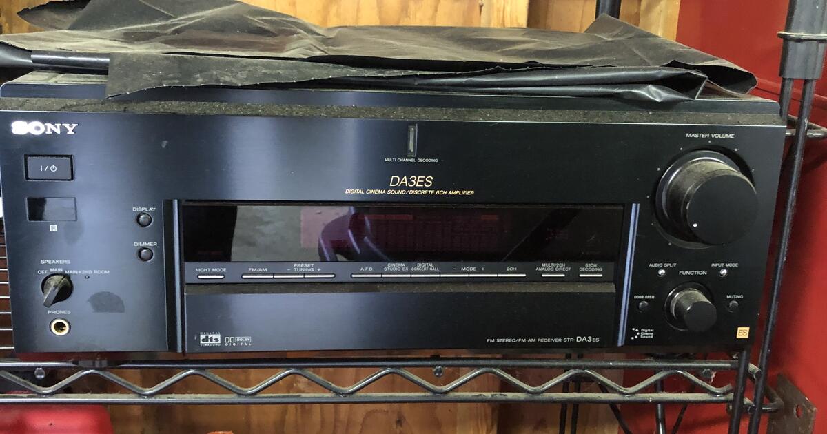Three stereo receivers in greater shape; Sony DA3ES, Denon DRA-295, and ...
