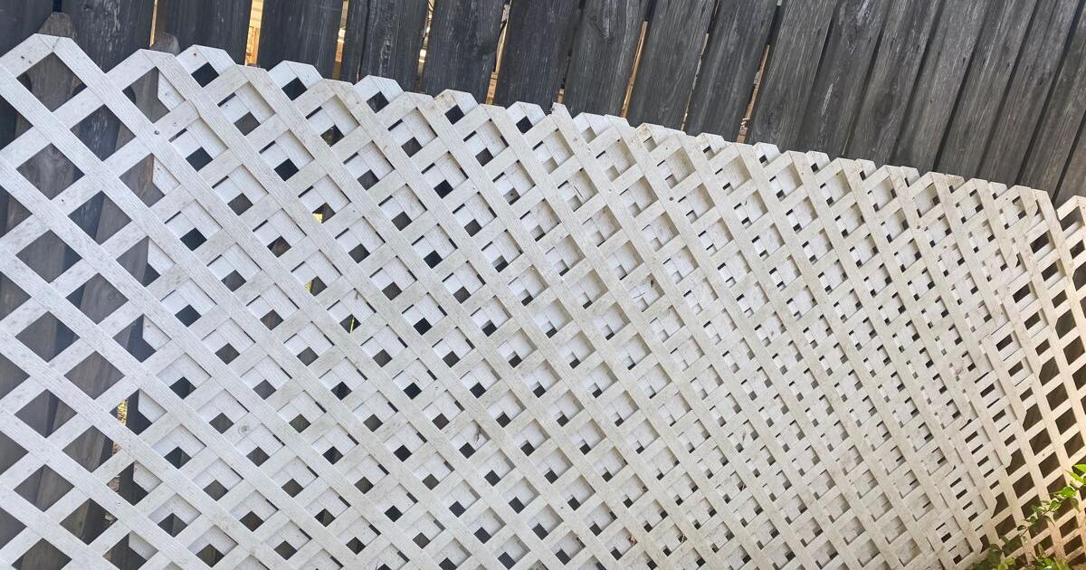White Lattice Panels for $30 in Charlotte, NC | For Sale & Free — Nextdoor