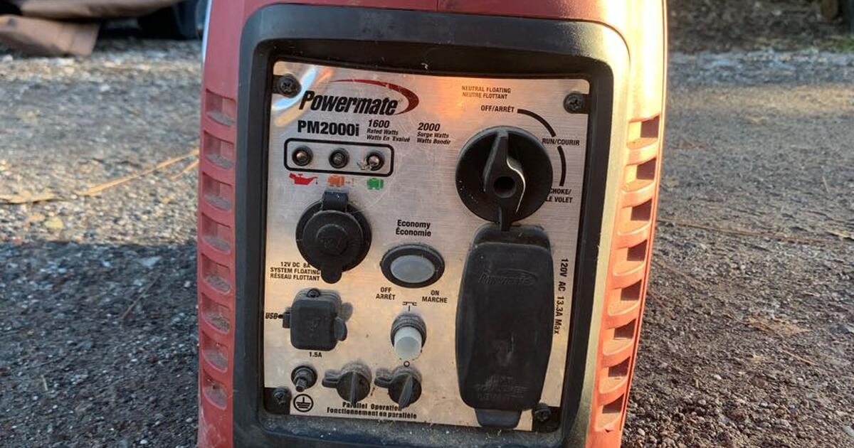 Powermate PM2000i Generator for $125 in Mount Shasta, CA | For Sale ...