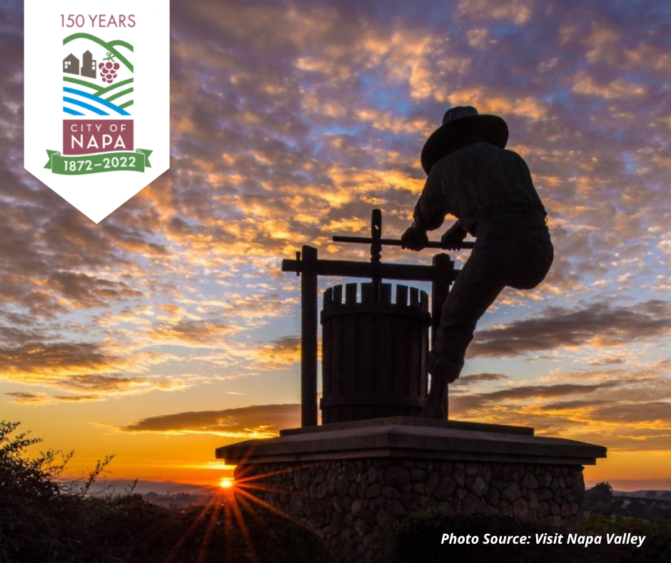 Napa's Iconic Grape Crusher Statue 🍇 (City of Napa) — Nextdoor — Nextdoor