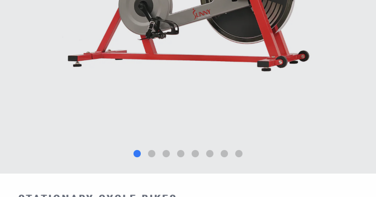 Red Chain Drive Indoor Cycling Exercise Bike Trainer for $60 in Jackson ...