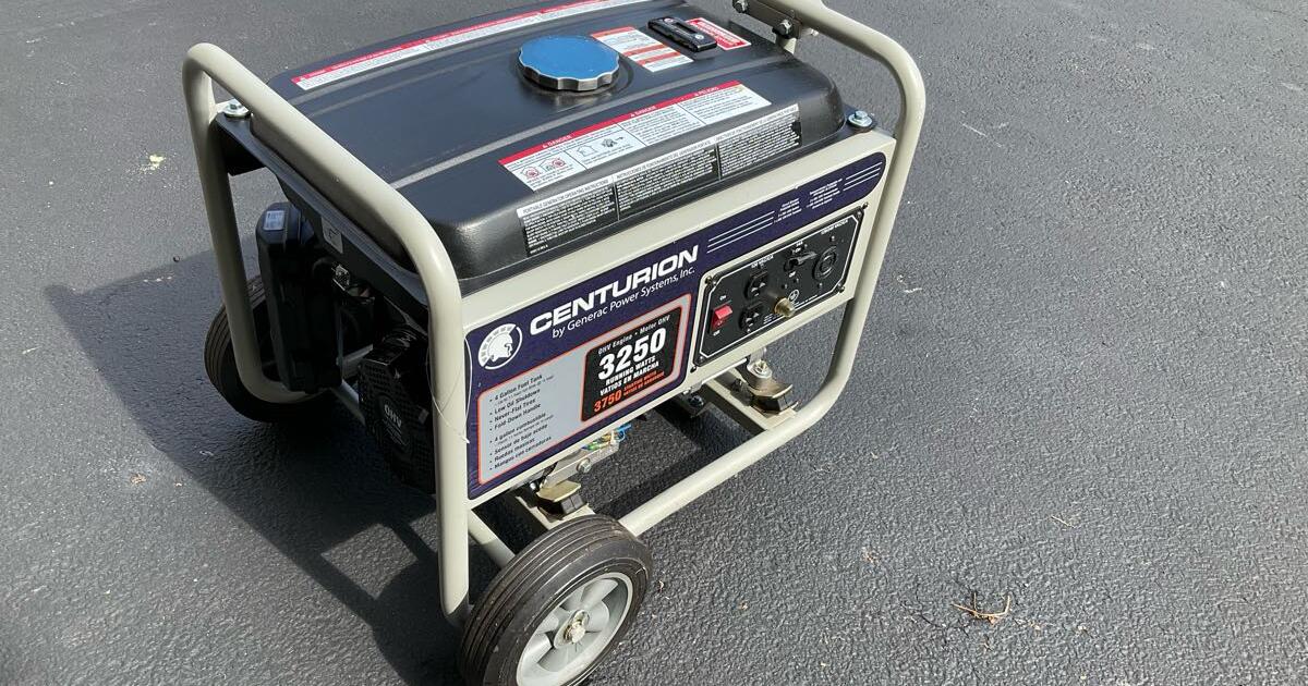 Centurion By General Power Systems 3250-Watt Portable Generator for ...