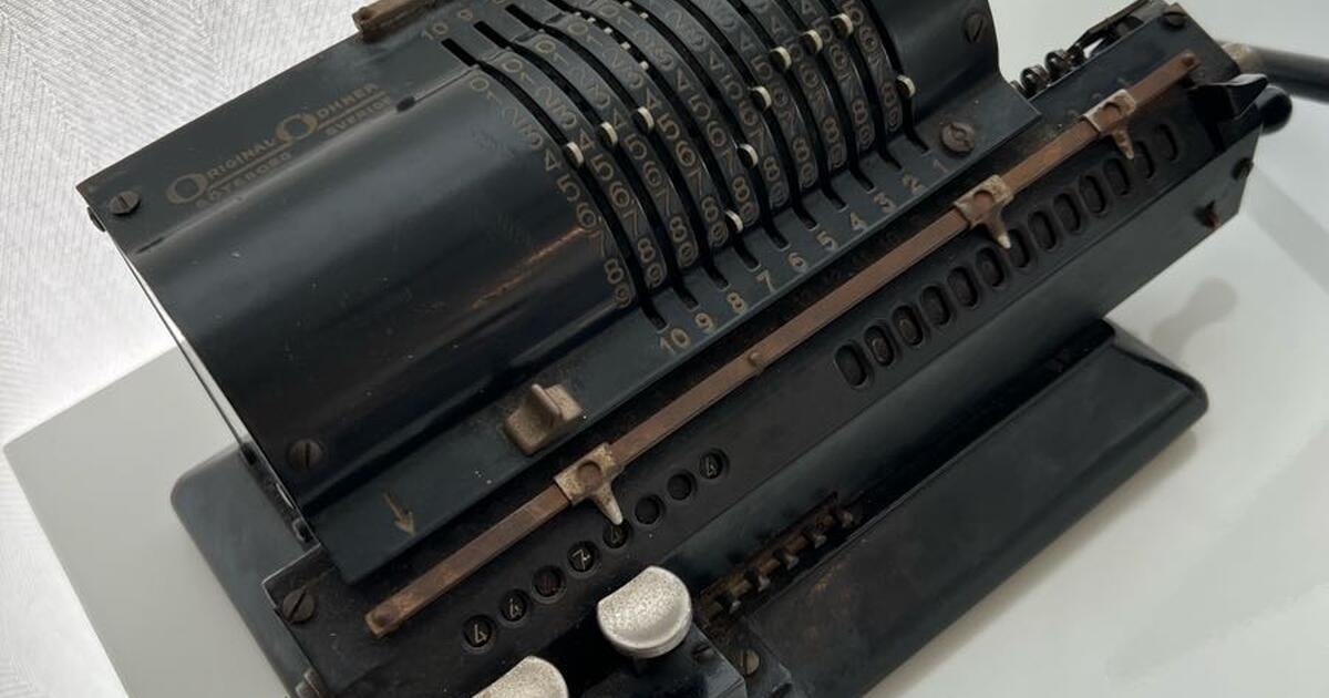 - Vintage Mechanical Calculator Vintage Odhner Arithmometer - Rare ...