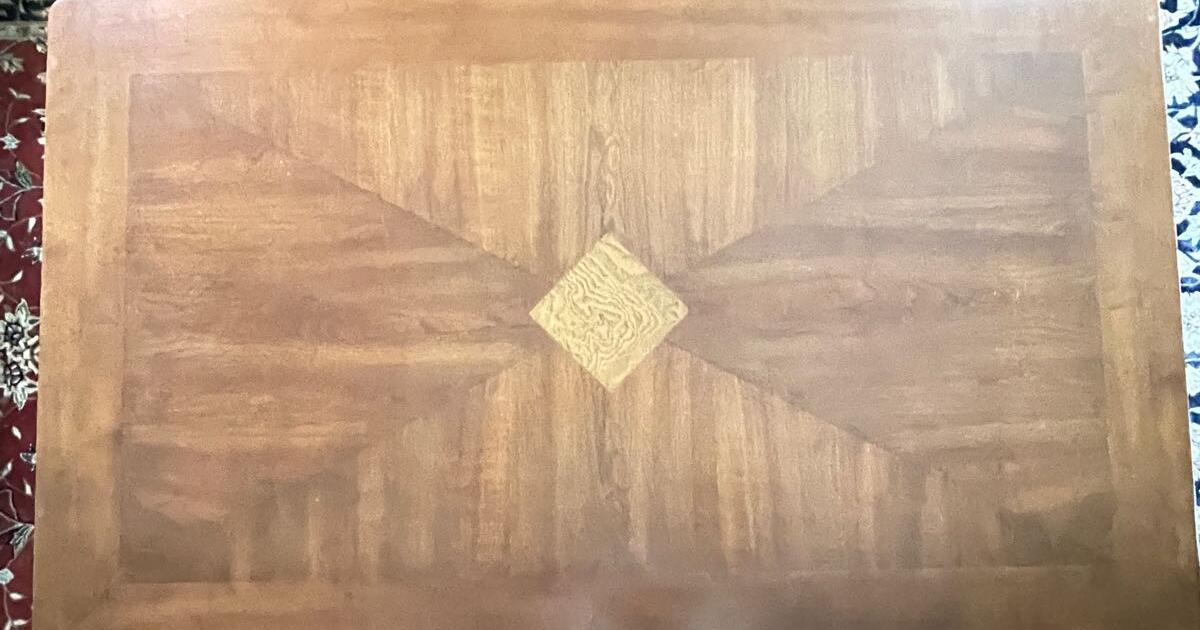 Cocktail Table and End Table Set with Glass Toppers for $65 in Traverse ...