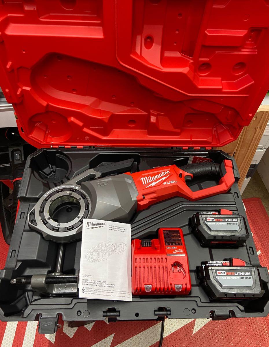Milwaukee 2874-22HD M18 Pipe Threader Kit for $1500 in Red Bank, NJ ...