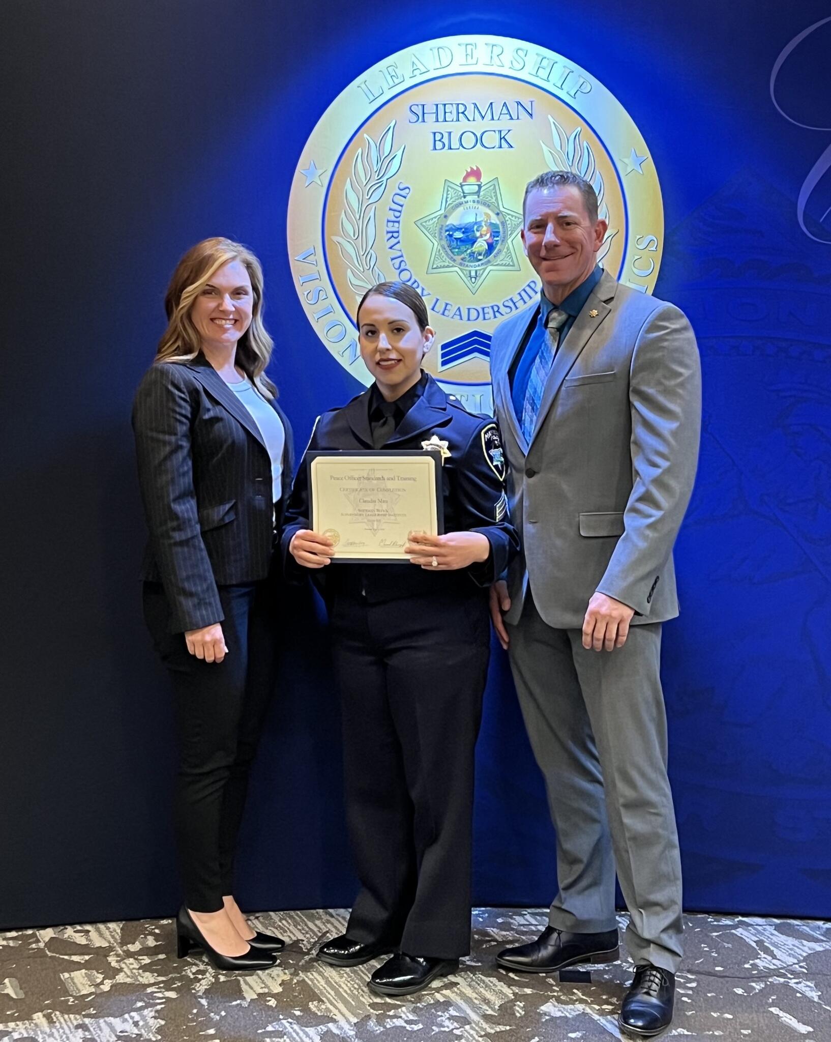 Please join us in celebrating Sergeant Claudia Mau's remarkable ...