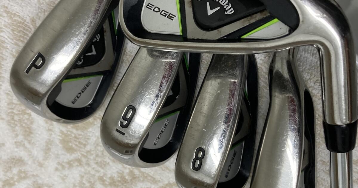 Callaway Edge Iron Set 6-PW Irons Right Handed Steel Regular Flex for ...