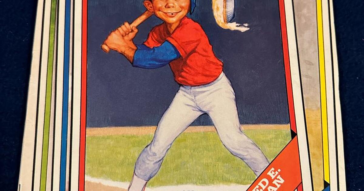 Vintage Mad Magazine #282 - Oct 1988 Alfred Baseball Card Cover Satire ...