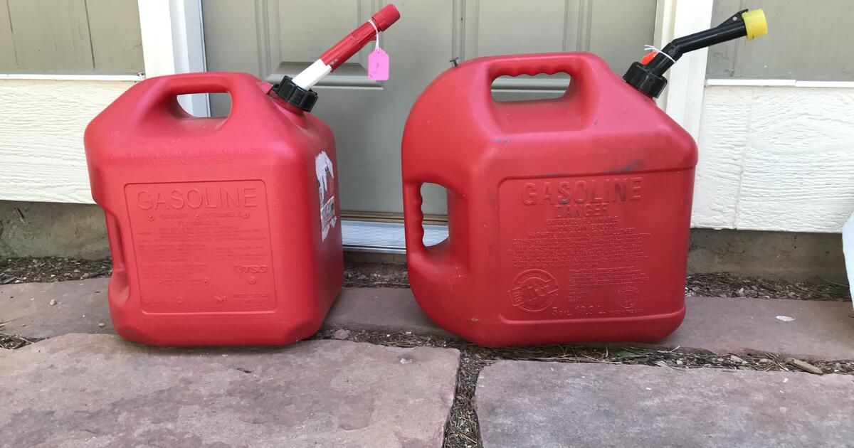 Two 5 gal. gas cans for $10 in Windsor, CO | For Sale & Free — Nextdoor