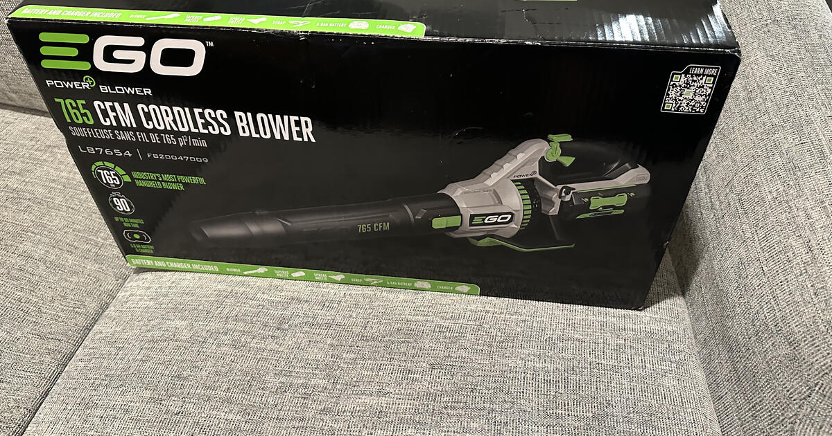 New in box Ego blower save $60 off retail ...I also have a new ...