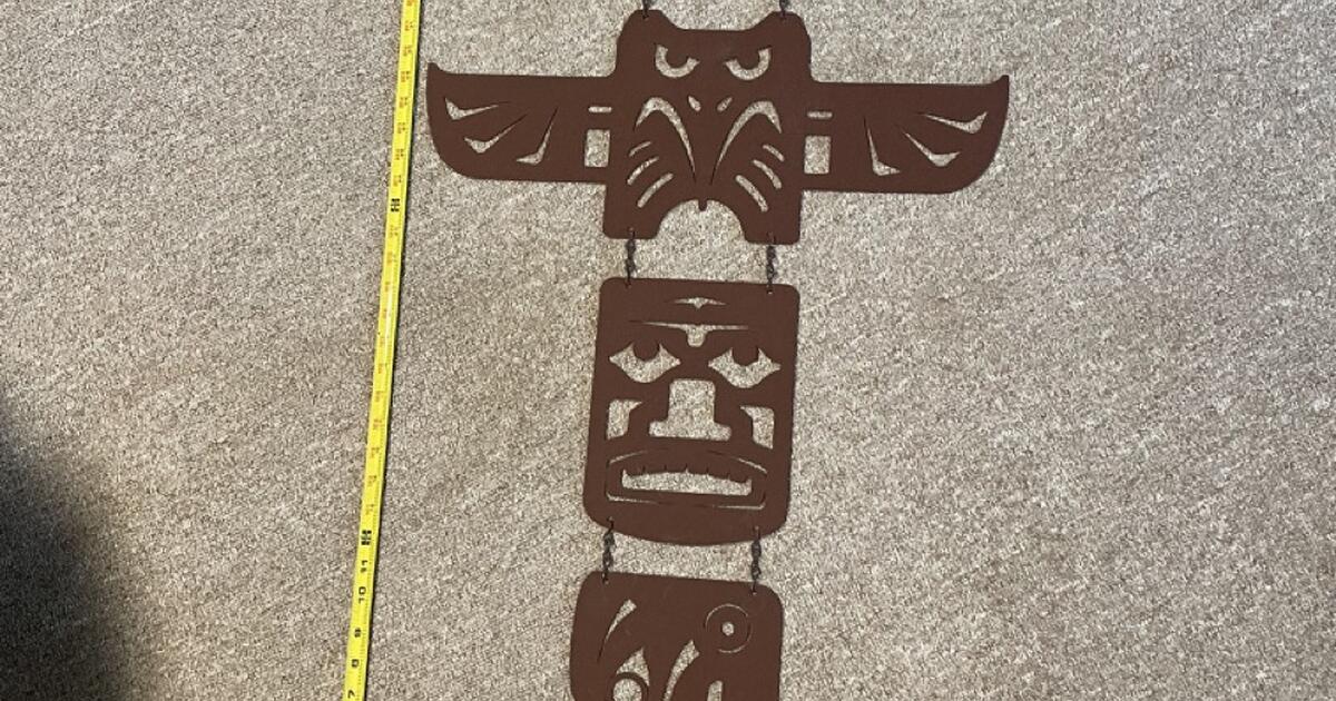 Hanging Metal Totem Pole for $135 in Red Feather Lakes, CO | For Sale ...