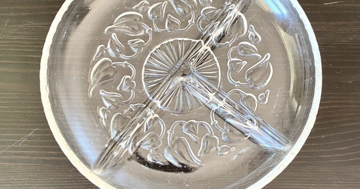 1950s Relish Dish with Embossed Vine Pattern for $5 in Walnut Creek, CA ...