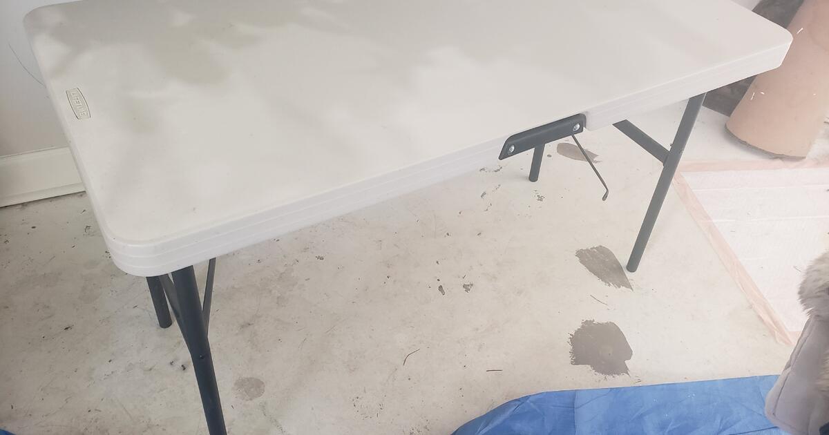 Lifetime Brand 4x2' Folding Table for $15 in Raleigh, NC | For Sale ...