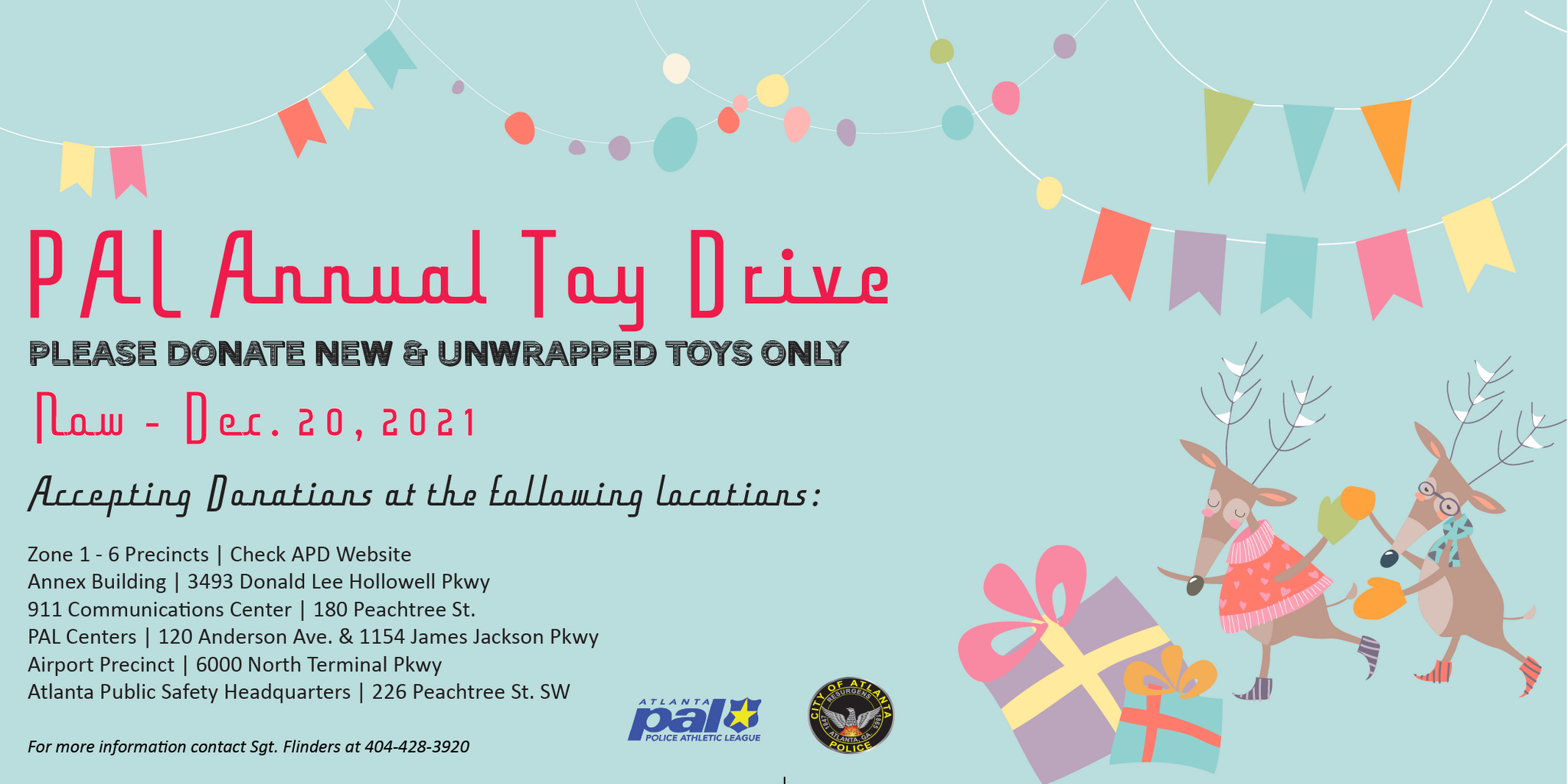 Atlanta Police PAL Toy Drive (Atlanta Police Department) — Nextdoor ...