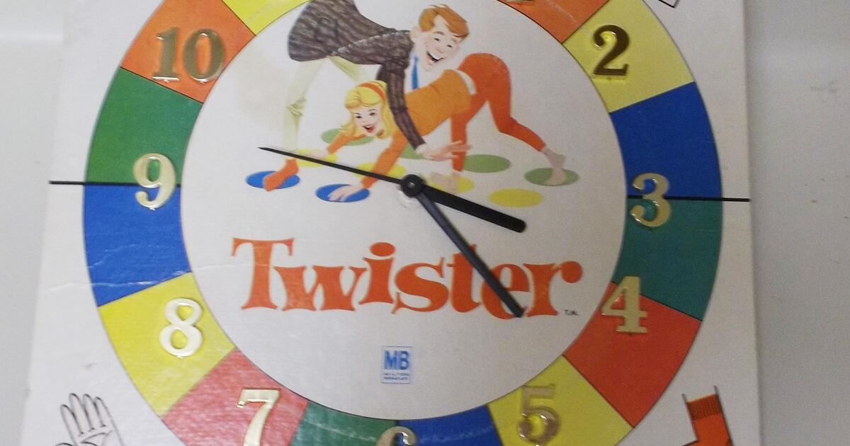 Clock Twister Game Board Repurposed Working Clock for $10 in Houston ...