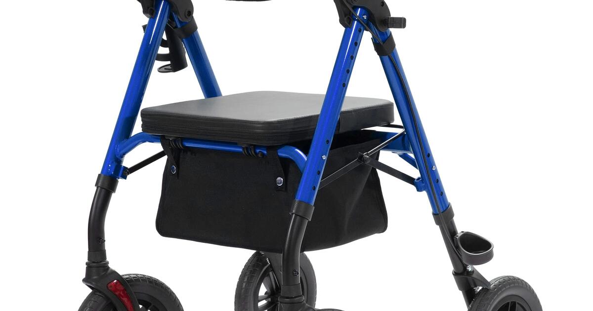 All NEW. 2 Types of Rollator Walkers. Light, Heavy Duty, or Outdoors ...