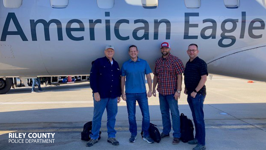 RCPD Staff Recognized for Service While Boarding Flight (Riley County ...